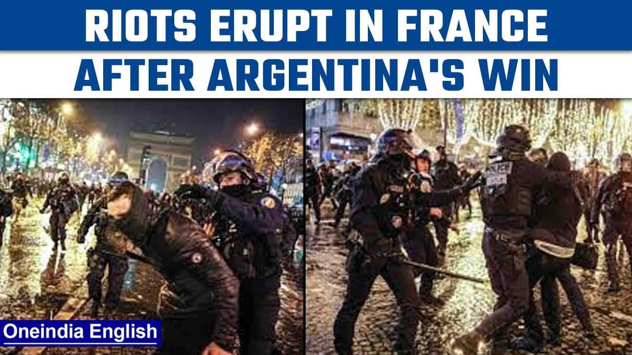 FIFA World Cup final: Riots erupt in French cities after France loses ...