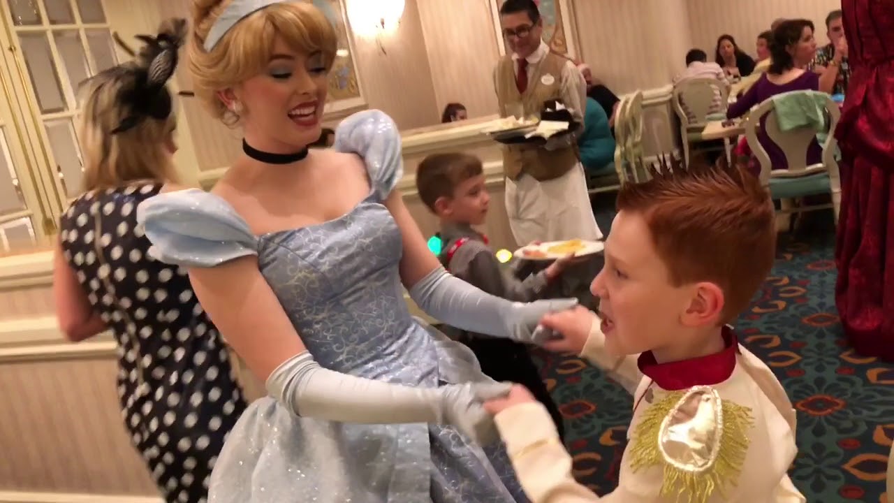 Quinn Charming dancing with Cinderella and getting ready for the ball ...