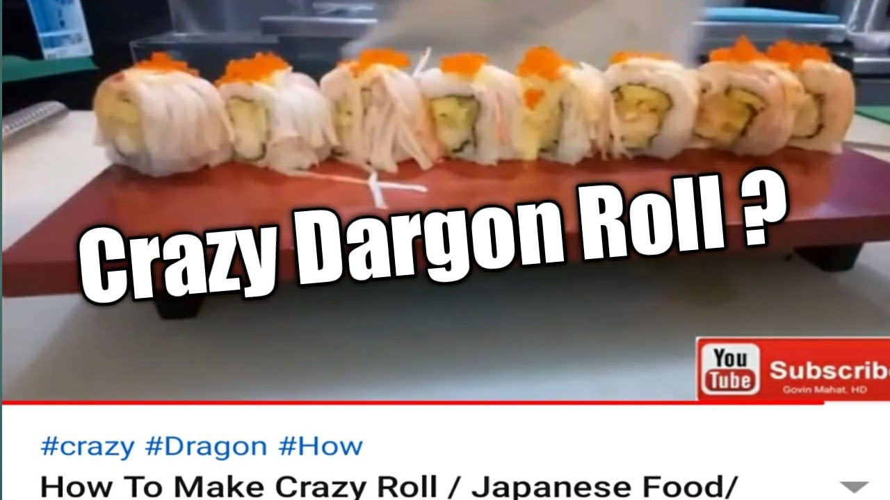 How To Make Crazy Roll / Japanese Food/Sushi - YouTube