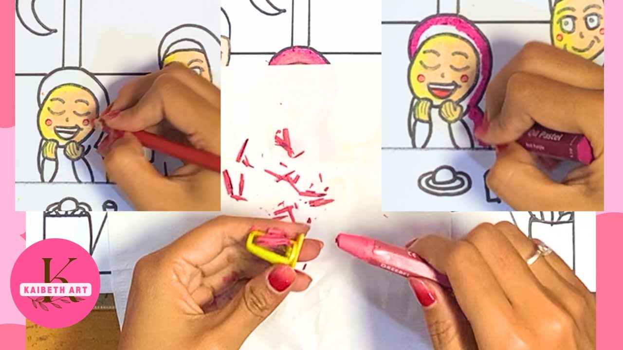 Cara Mewarnai Bagian Kecil Agar Tidak Keluar Garis dengan Crayon " Tips ...