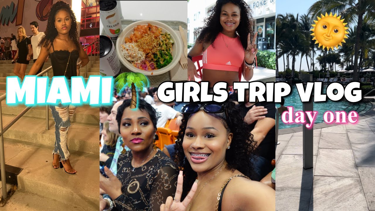 Miami Vlog: Girls Trip! *day one* - YouTube
