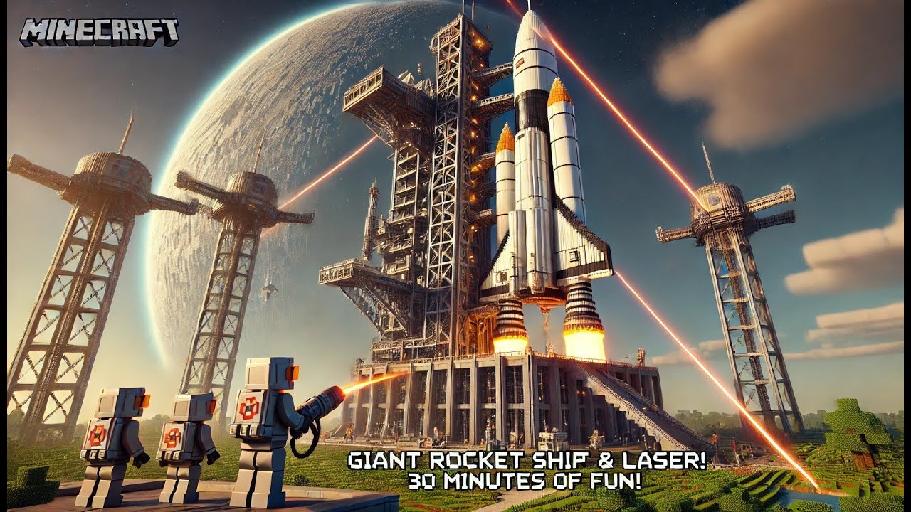 🚀 Building a GIANT Rocket Ship and some Friggin' Laser Beams in ...