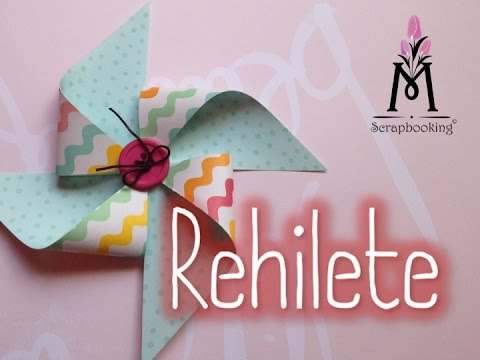 Cómo hacer rehiletes con papel/Paper pinwheels - YouTube