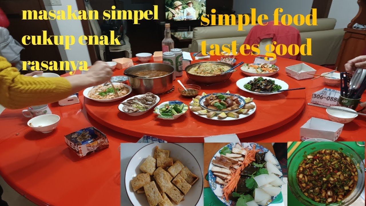 MEMASAK MENU SEDERHANA UNTUK MAKAN MALAM ||MASAKAN SIMPEL CUKUP ENAK ...