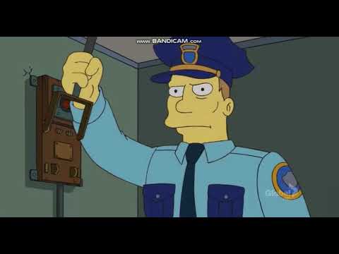 the simpsons couch gags homer marge bart lisa maggie gets jail paint ...