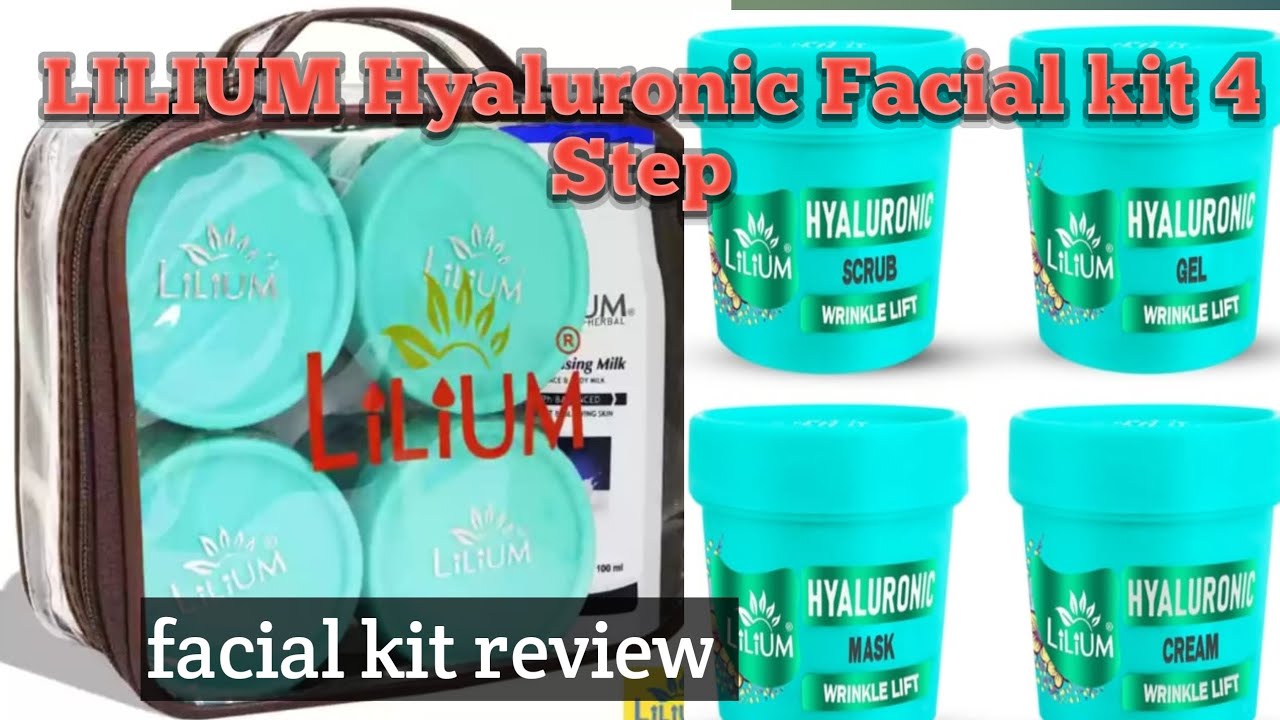 LiLium facial kit review/best facial kit for glowing skin - YouTube