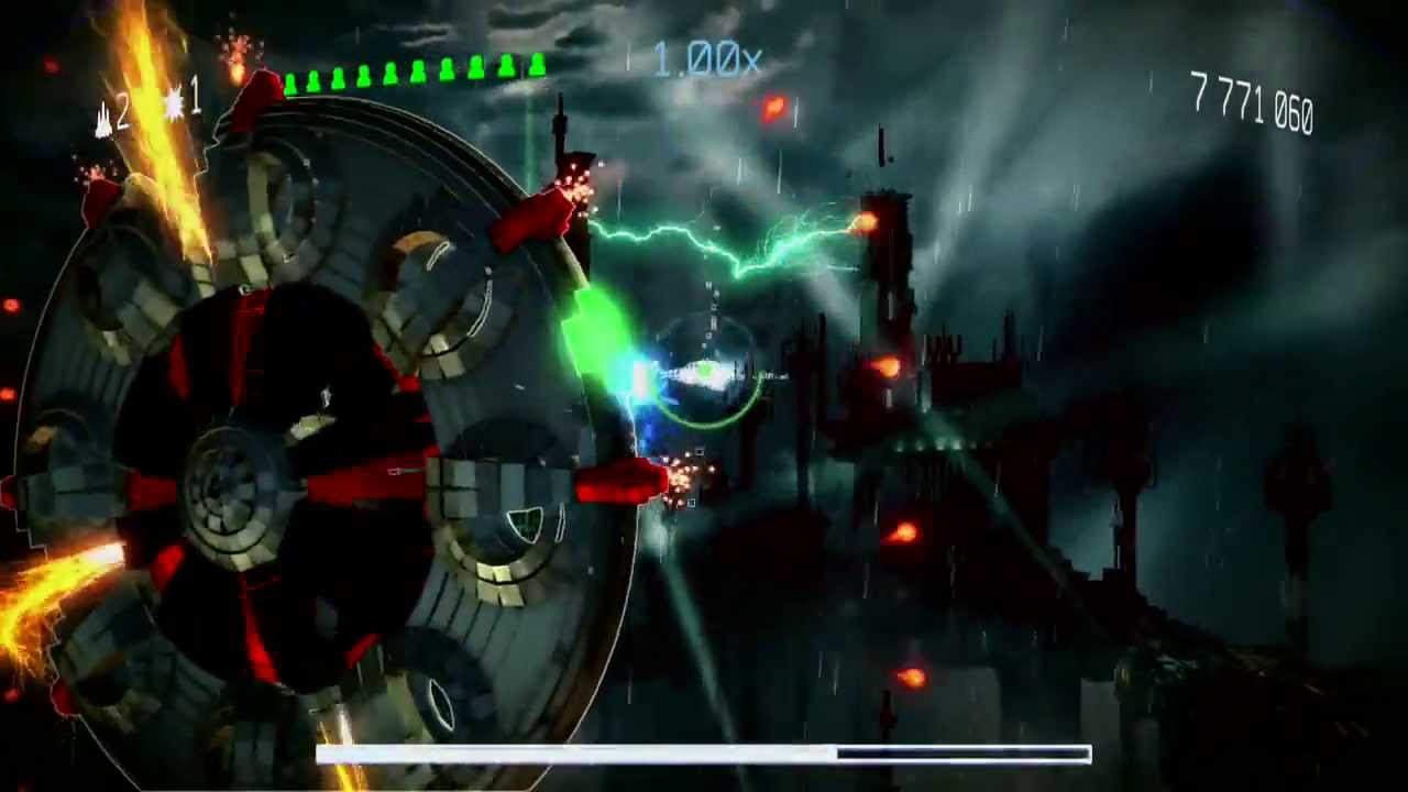 Resogun Arcade Mode Ceres On Experienced With Ferox - YouTube