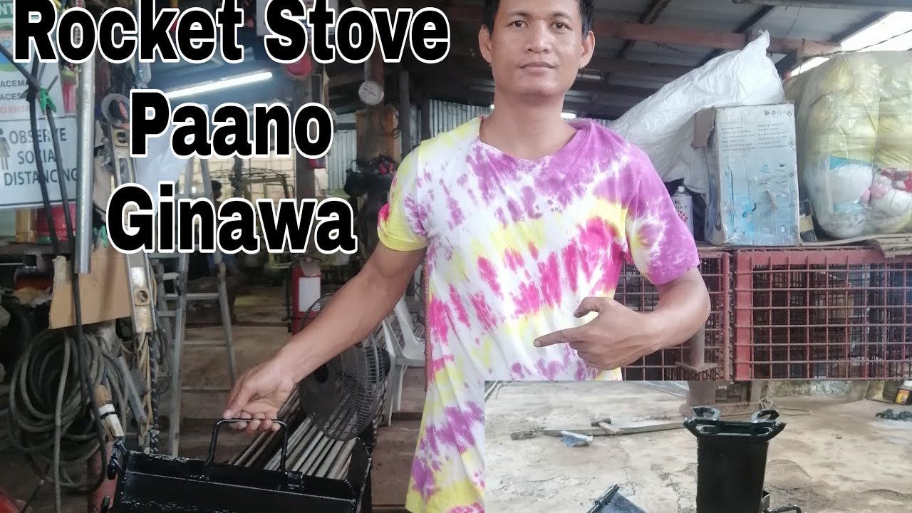 DIY, ROCKET STOVE PINOY VERSION - YouTube