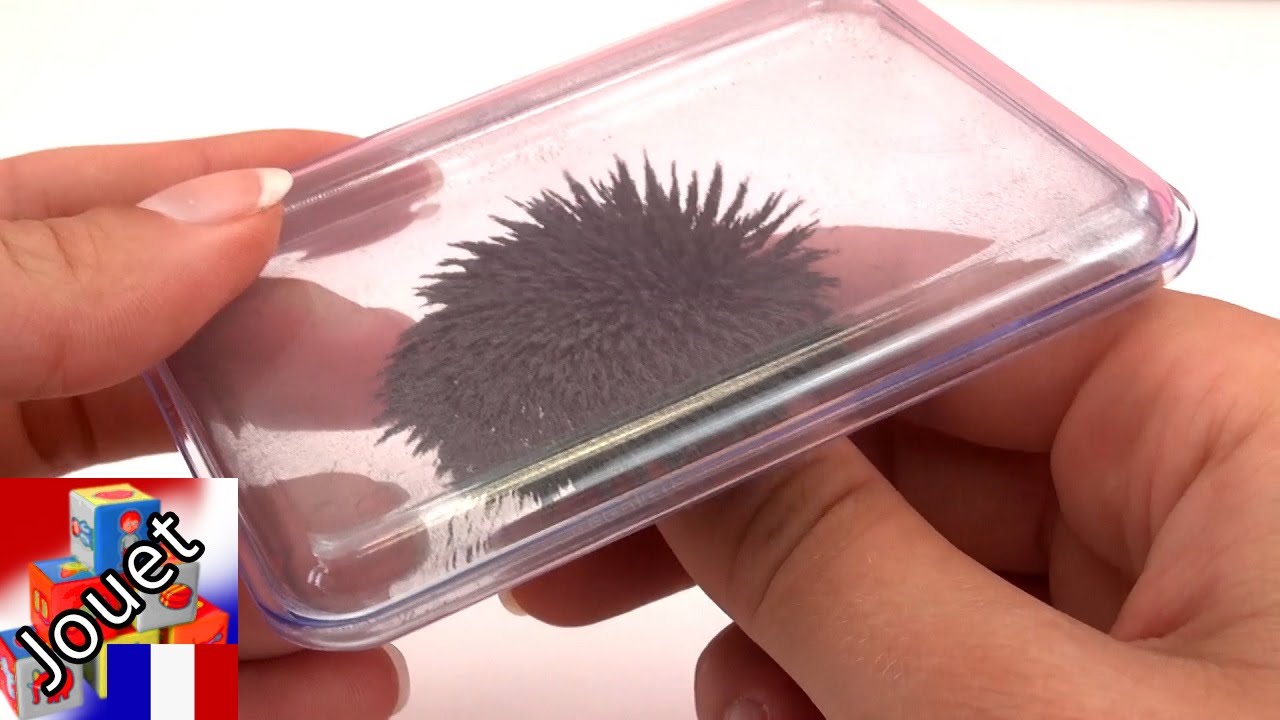 Poudre de fer et aimant – Démo boîte de poudre fer expérience test ...