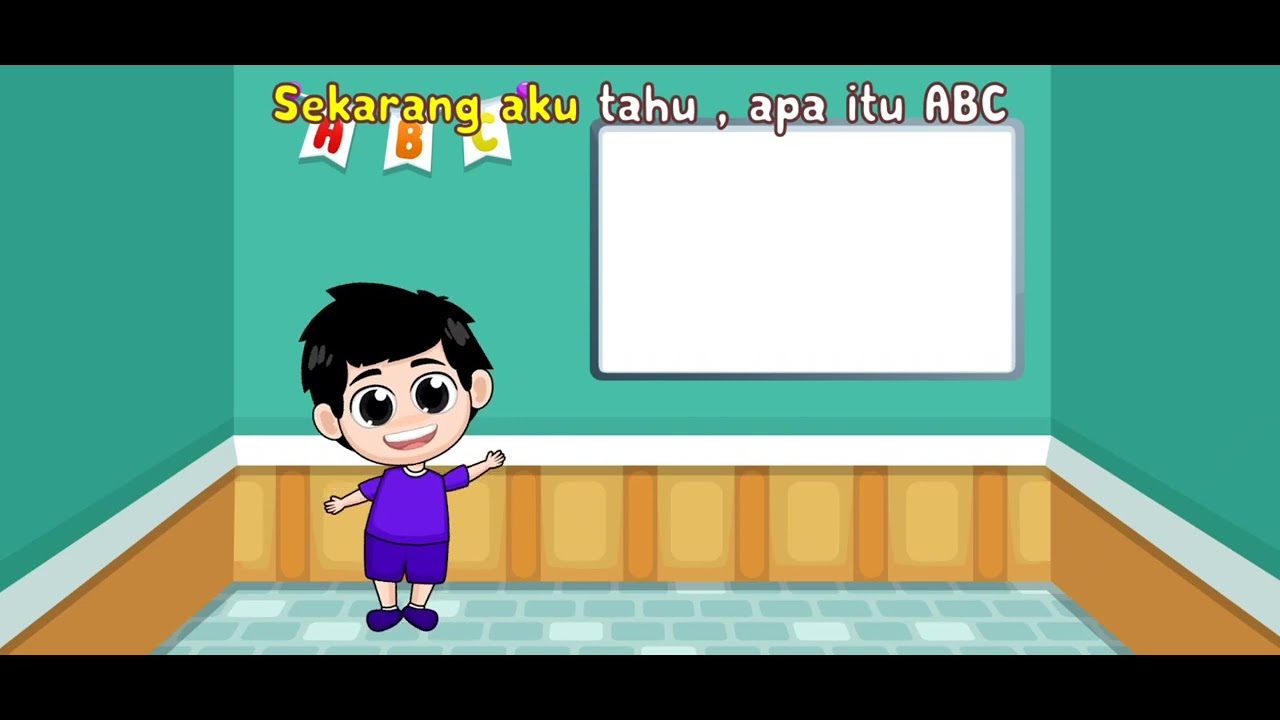 lagu anak indonesia "belajar huruf abcd" anak dan balita - YouTube