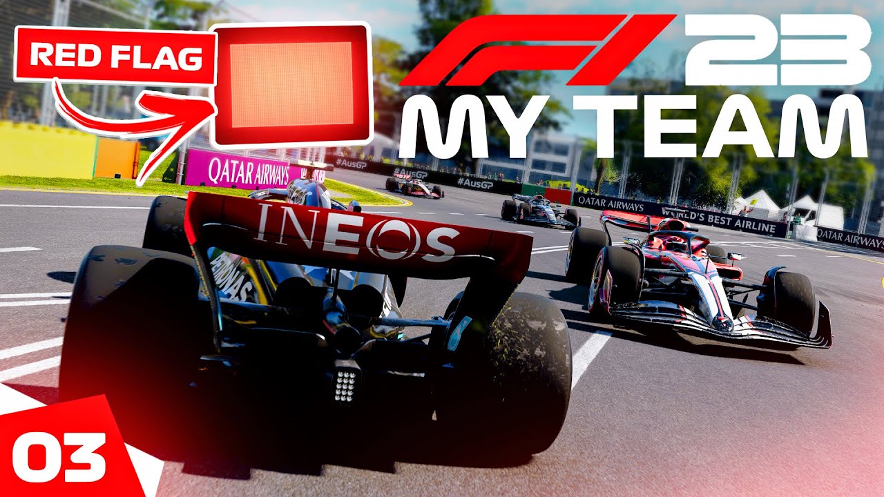 First RED FLAG in My Team! F1 23 My Team Career Part 3 - YouTube