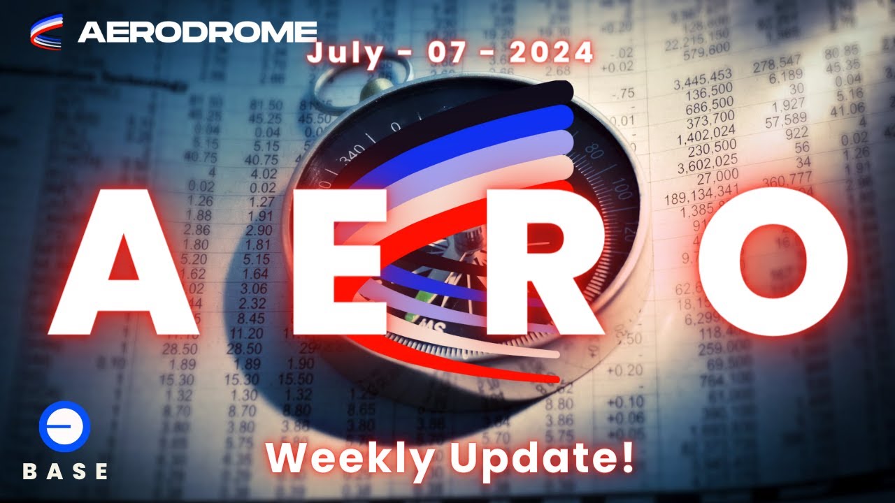 AERO Coin Has Finally BOUNCED BACK! | Aerodrome Weekly Update! - YouTube