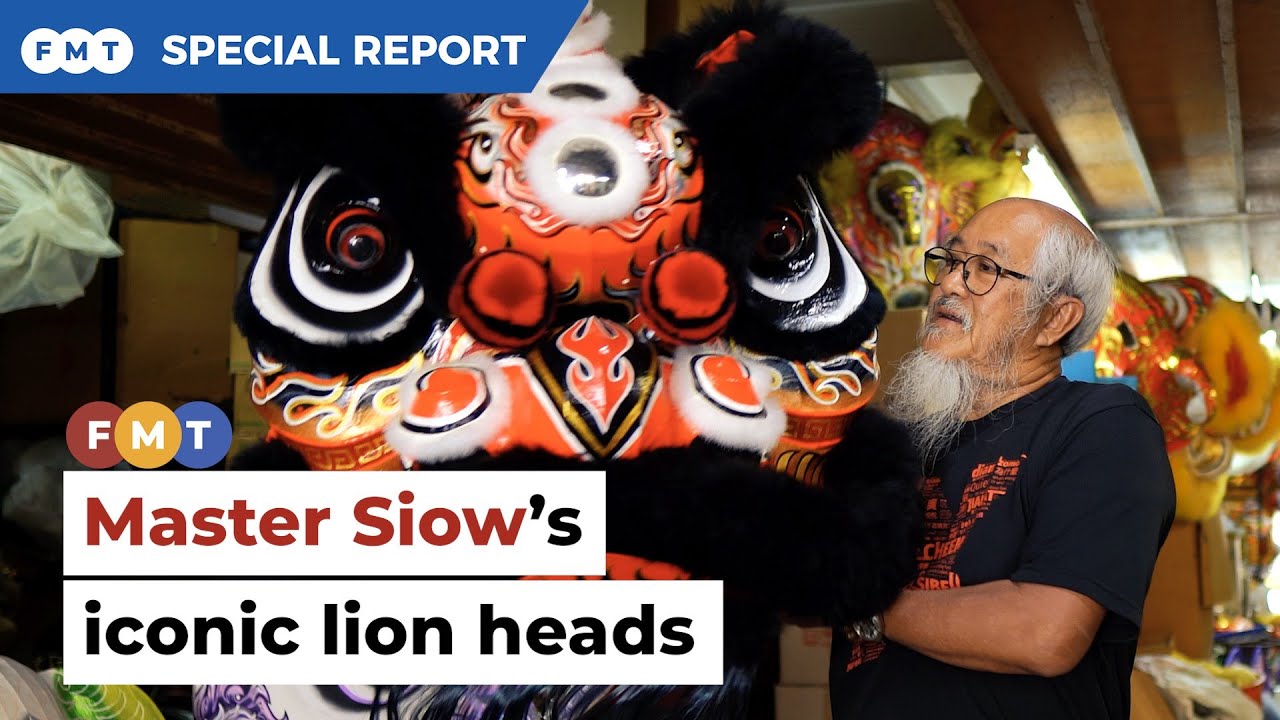 The self-taught master of traditional lion heads - YouTube