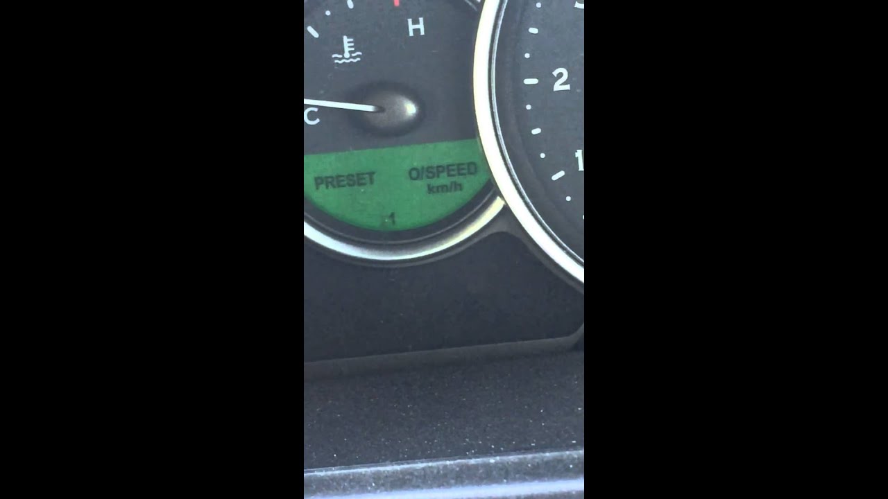 How to change the PRESET over speed alert on VY-VZ Holden C - YouTube