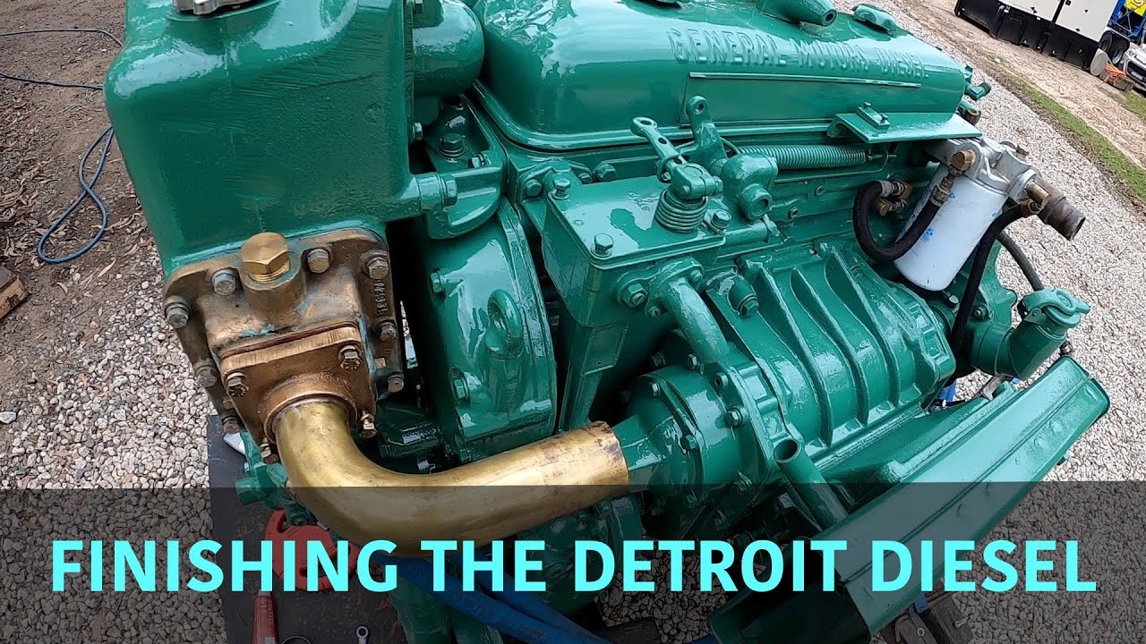 Finishing The Detroit Diesel 4 71 Youtube