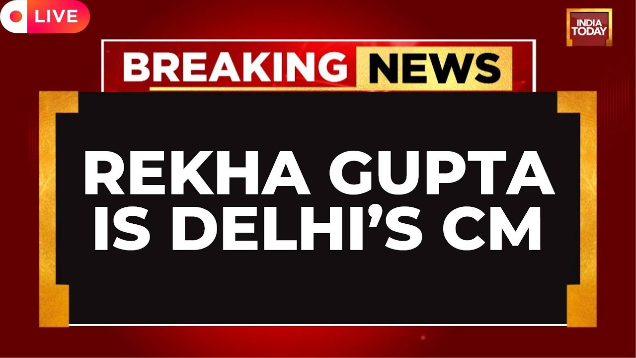 Delhi CM Announcement LIVE: Rekha Gupta Becomes Delhi's CM | Rekha ...
