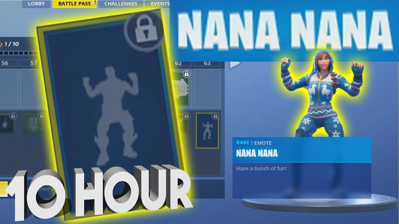 Fortnite NaNa NaNa Emote [10 Hours] - YouTube