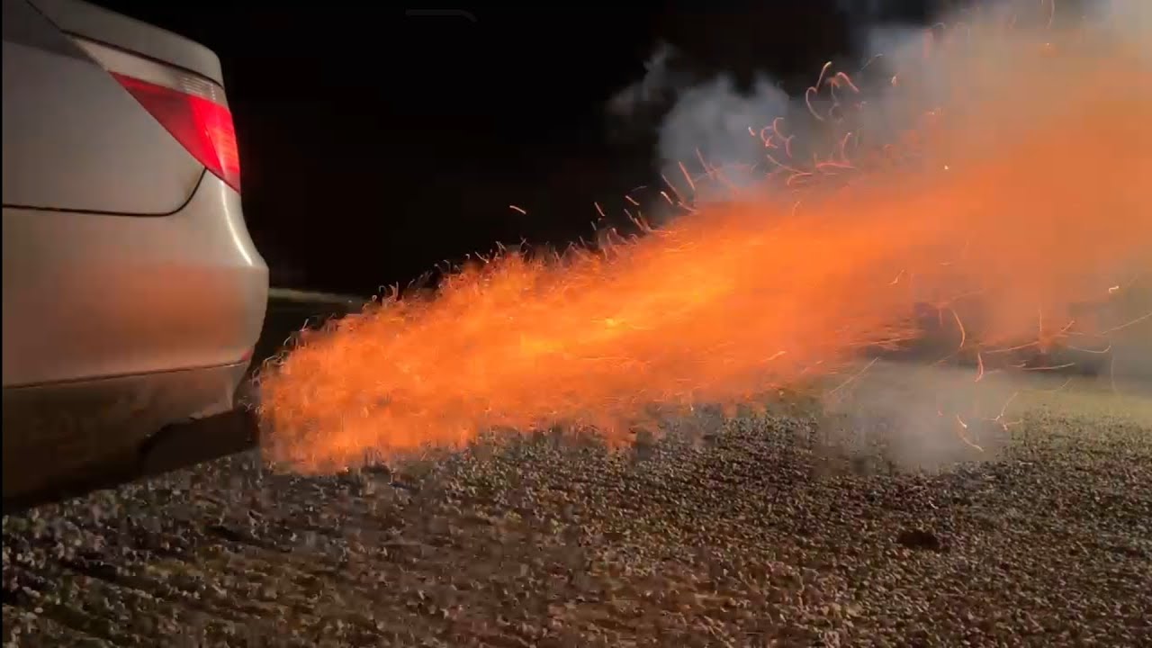 E60 530d M57N2 mild flame hardcut - YouTube