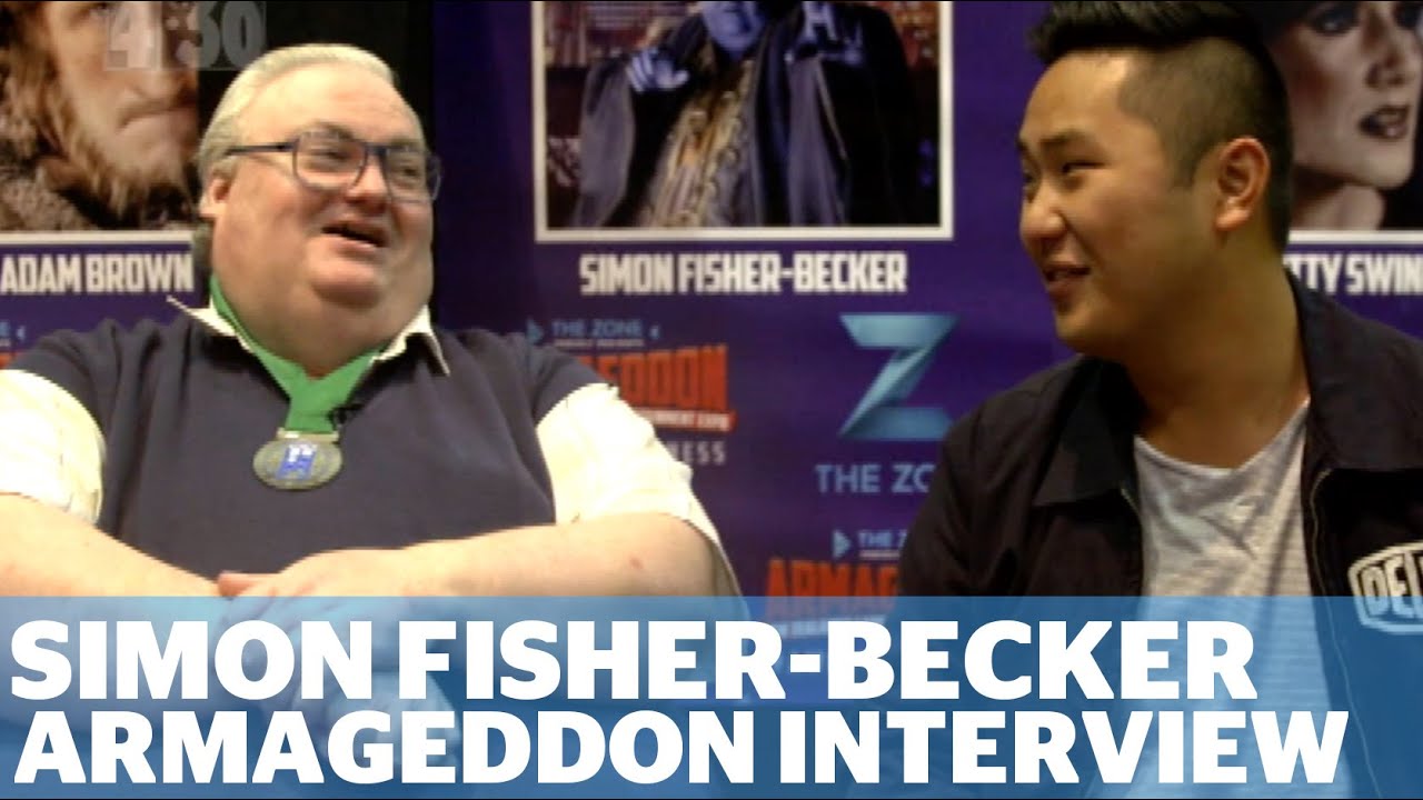 Simon Fisher-Becker (Doctor Who) - Armageddon Interview - YouTube
