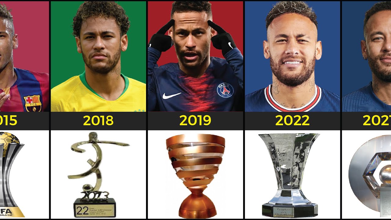 List Of Neymar Career All Trophies & Awards |Football Collation - YouTube