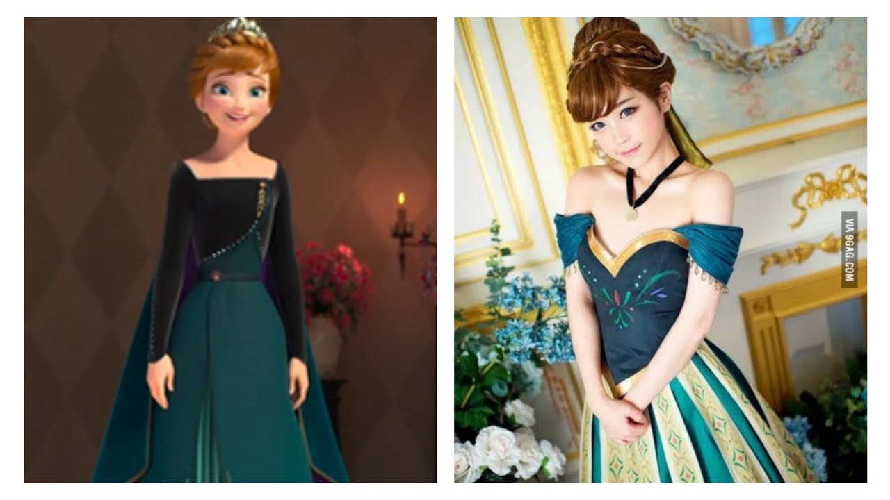 Frozen characters VS Real characters Comment your favourite character # ...