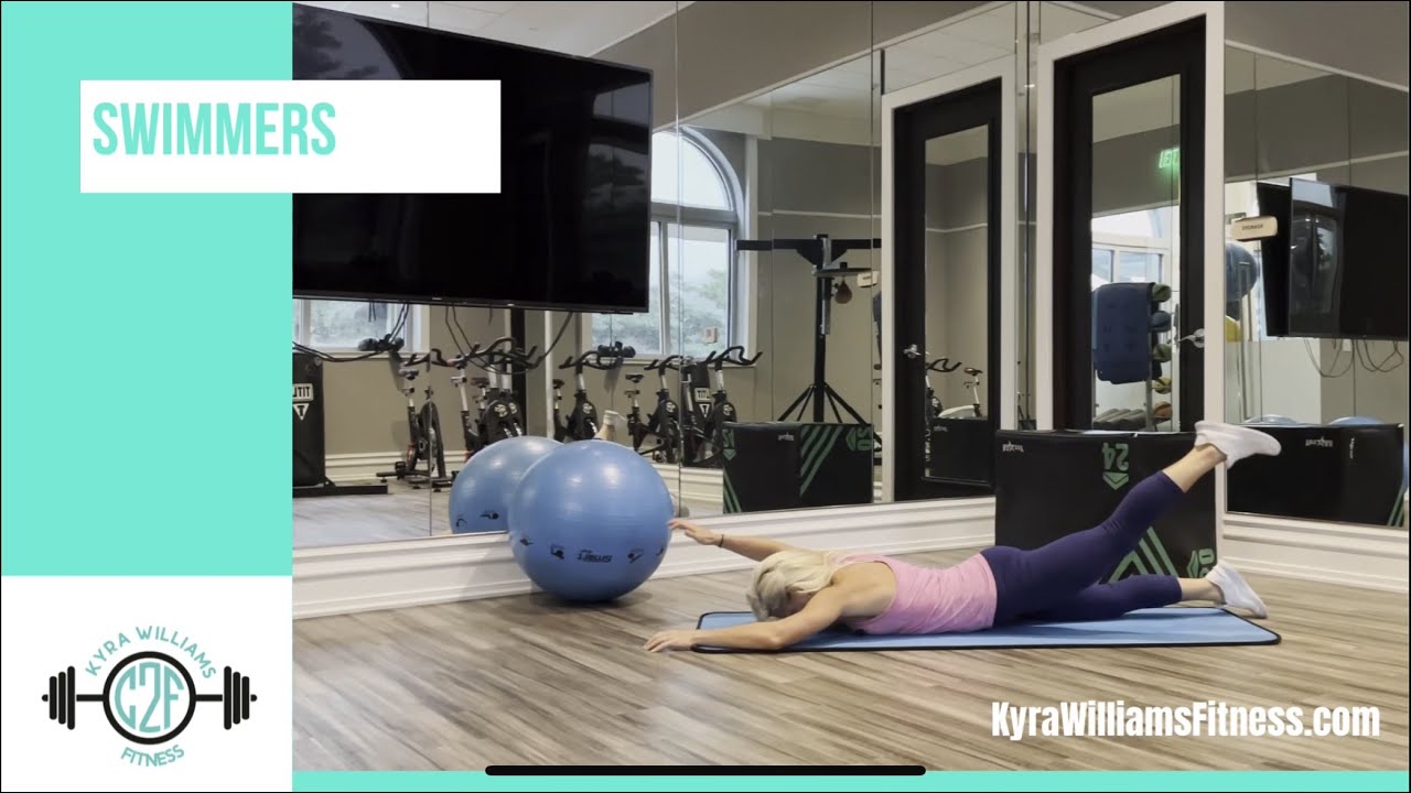 How to do Swimmers | Kyra Williams Fitness' Best Exercises to ...