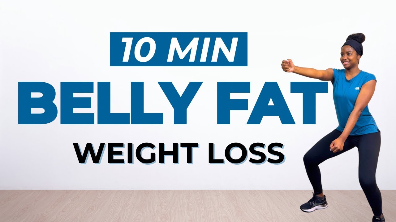 10 MIN BELLY FAT WALK WORKOUT | Burn Calories & Tone Your Core | No ...