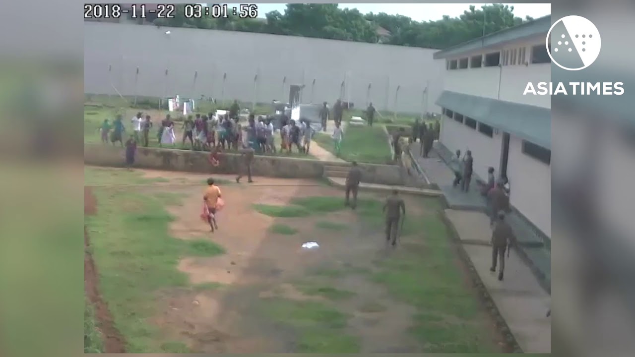 Leaked video reveals assault of inmates at Sri Lankan prison - YouTube