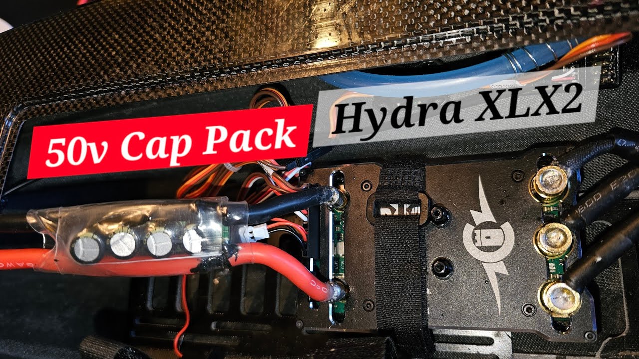 A 50v Castle Creations Hydra Xlx2 Capacitor Bank goes on a Oxidean ...