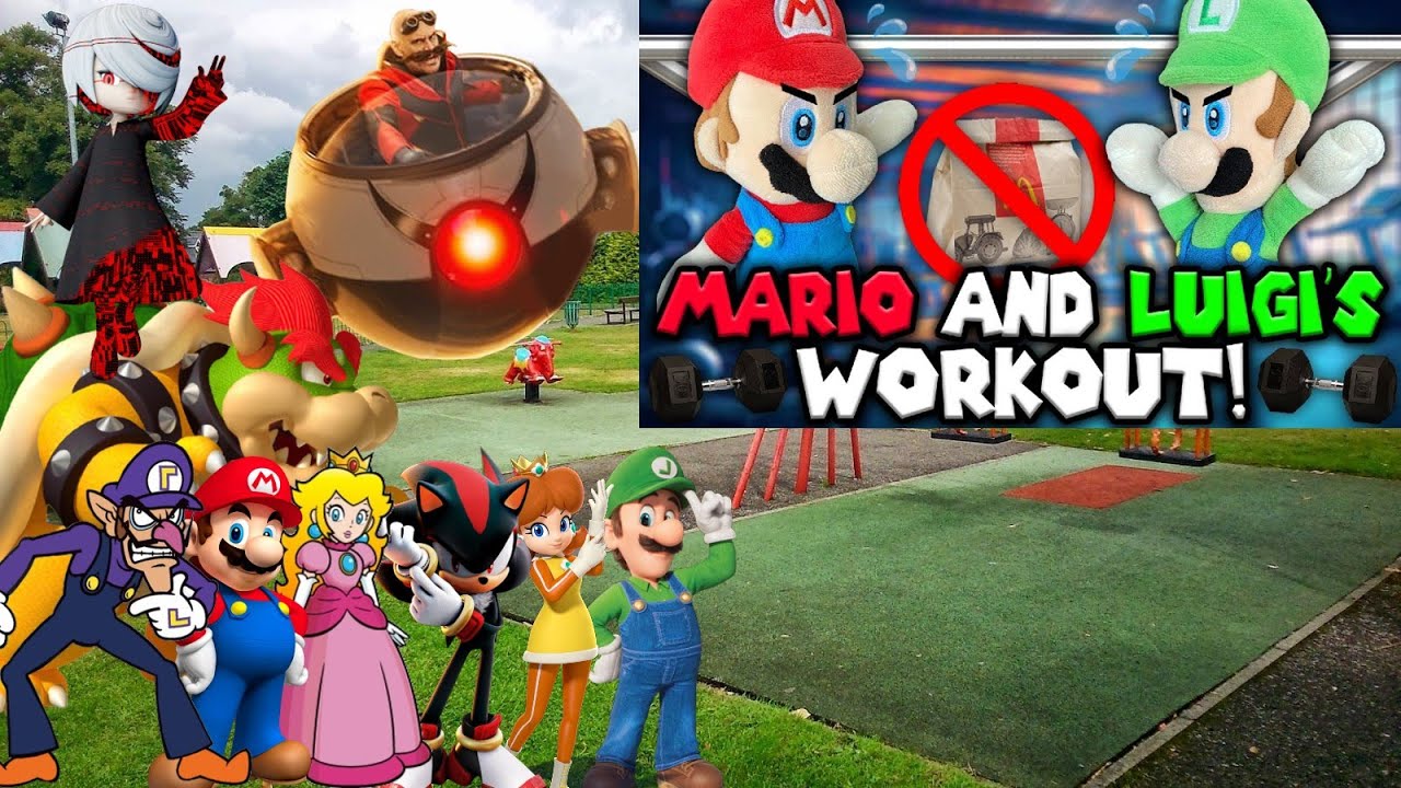 S&F React To AMB: Mario and Luigi's Workout! - YouTube