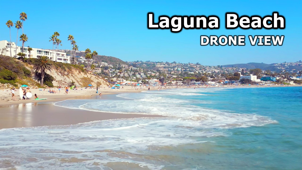 Amazing Drone View of Laguna Beach with Spectacular Angles and Sights ...