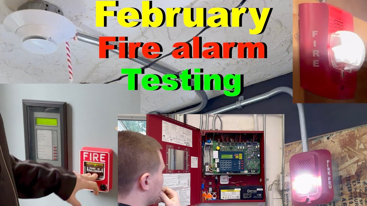 February testing. Fire alarm, emergency lighting, generator. With ...