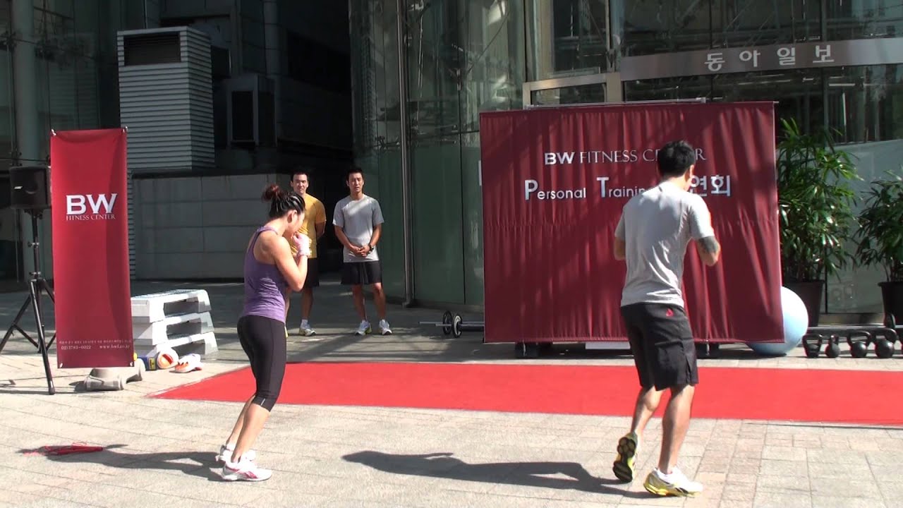 BW FITNESS 광화문점 퍼스널트레이닝시연회-Boxing- - YouTube