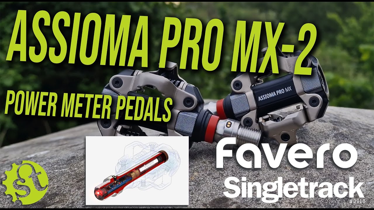 Favero Assioma PRO MX Power Meter Pedals For Mountain Bikers - YouTube