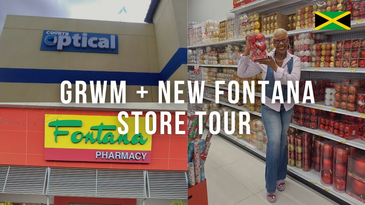 GRWM FOR WORK + NEW FONTANA PORTMORE JAMAICA TOUR - YouTube