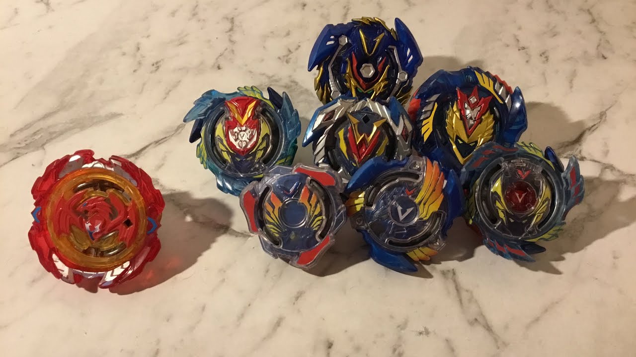 Revive Phoenix P4 vs All Valtryek Evolutions Beyblade Burst Battle ...
