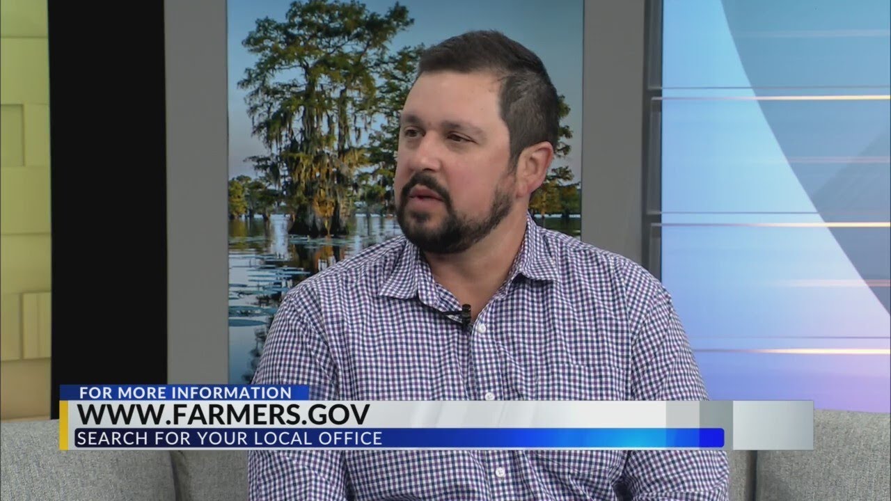 USDA Farm Service Agent Kyle Guidry provides updates for Local Farmers ...
