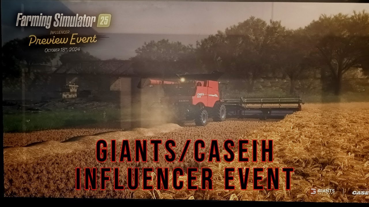 Giants Software - CaseIH FS25 Preview Influencer Event - YouTube