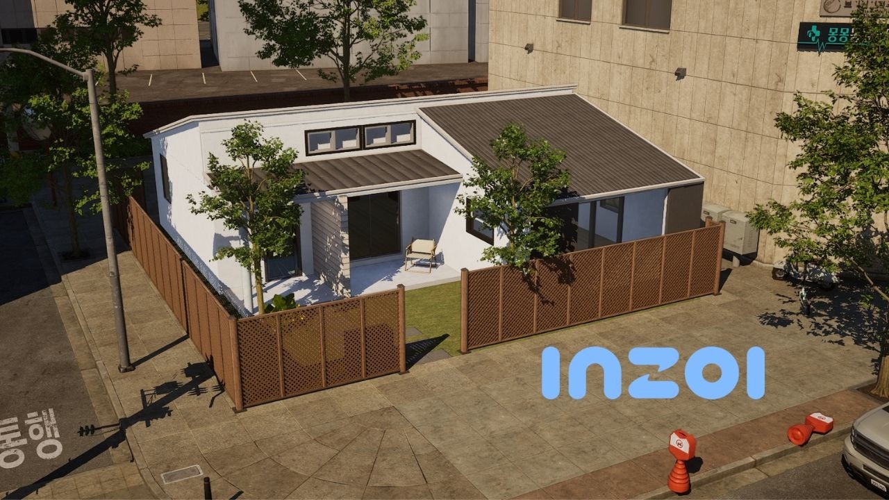 Dowon Starter Home in INZOI 🏡| Korean Modern Home Speed Build - YouTube