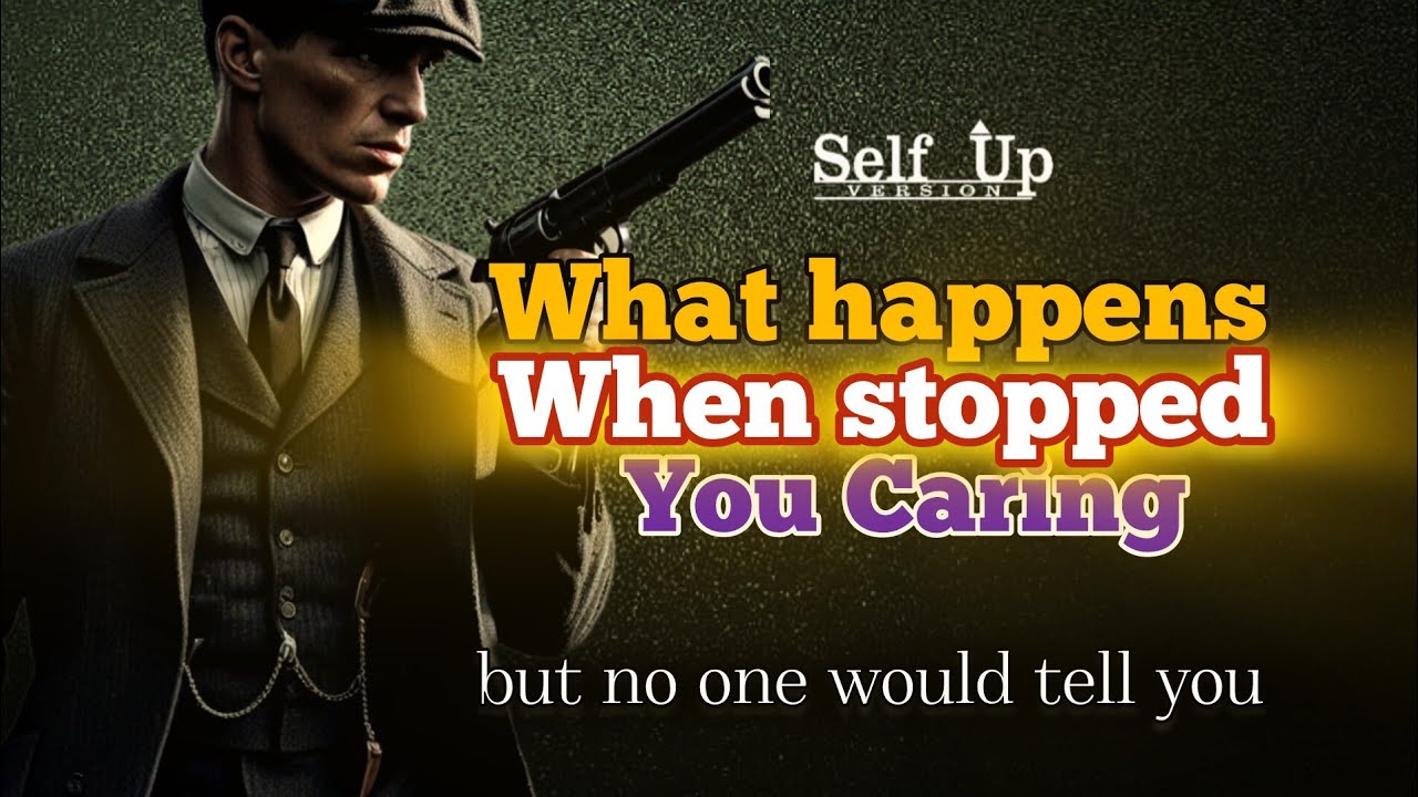 The Transformative power of not caring to those who do not care: What ...