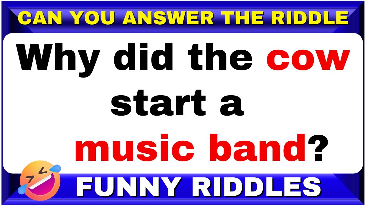 Try Not To Laugh | Funny Riddles #23 | Brainteasers questions with ...