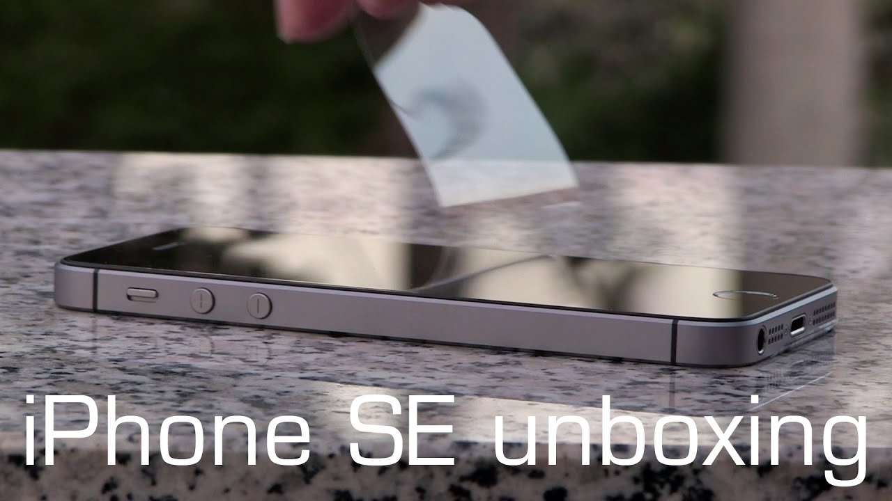 iPhone SE unboxing and daytime camera video quality - YouTube