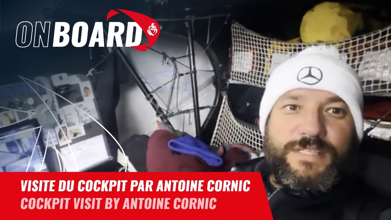 Visite du cockpit par Antoine Cornic | Vendée Globe 2024 - YouTube