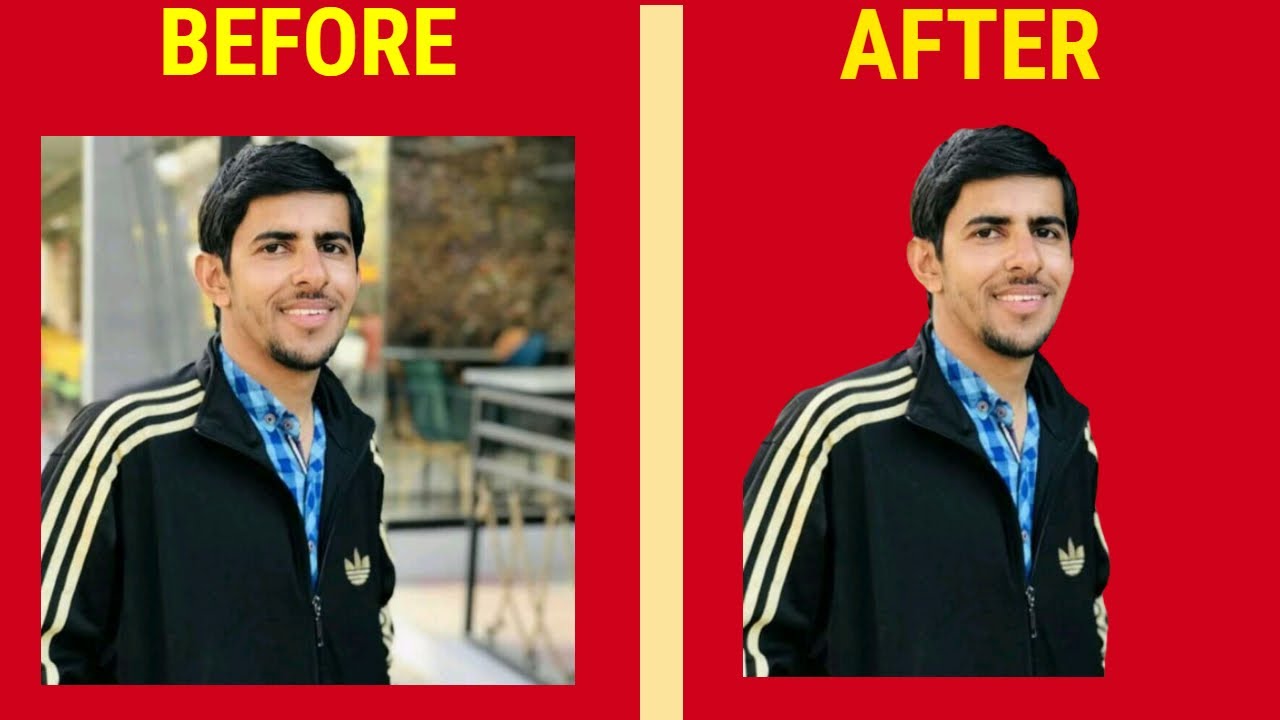 How to Convert Image Photo into Transparent Background PNG || Make ...