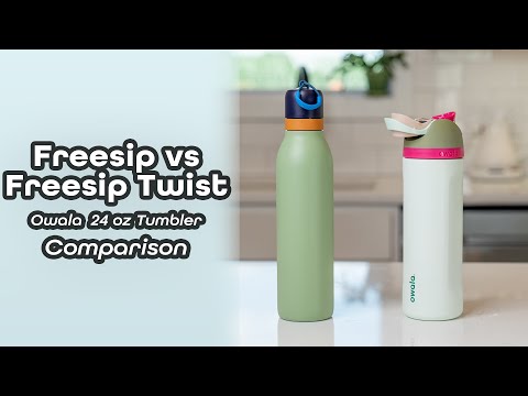 Owala Freesip 24 Oz Water Bottle vs Freesip Twist Bottle