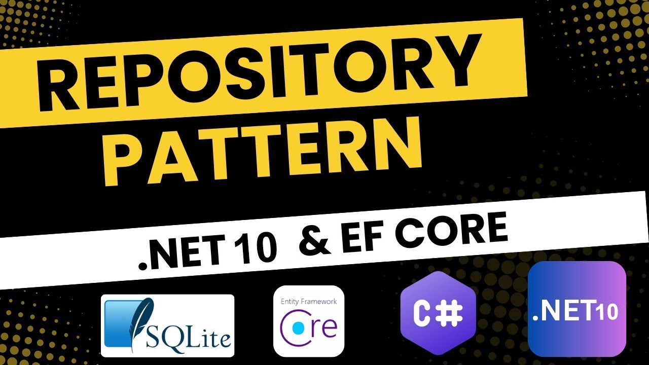 .NET 10 - Implementing Repository Pattern - YouTube