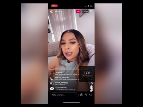 Wiintrr IG Live Q&A (WOULD SHE DATE A WHITE GUY??!) 3/20/21