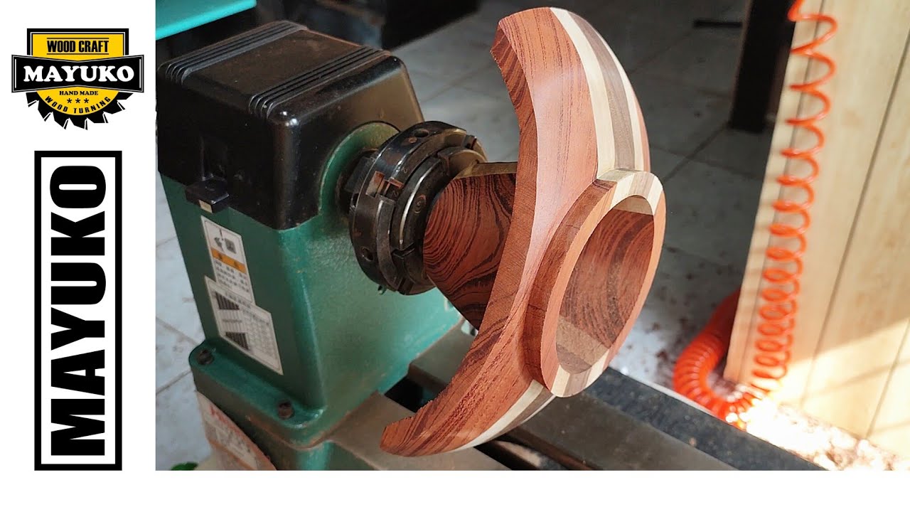 WINGED BOWL, wood turning - YouTube