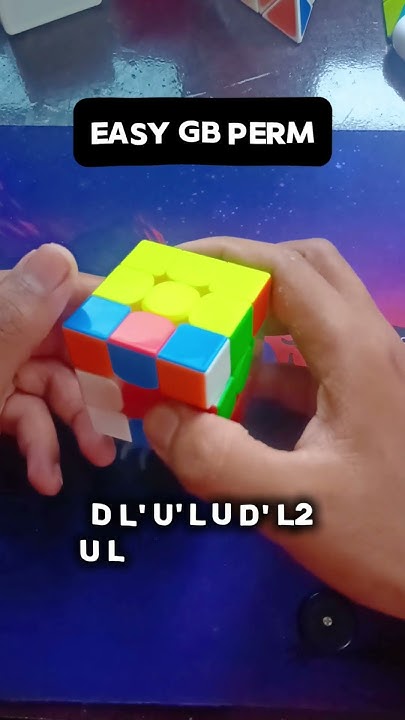Easiest Gb Perm Algorithm and fingertricks of Speed cubers. - YouTube