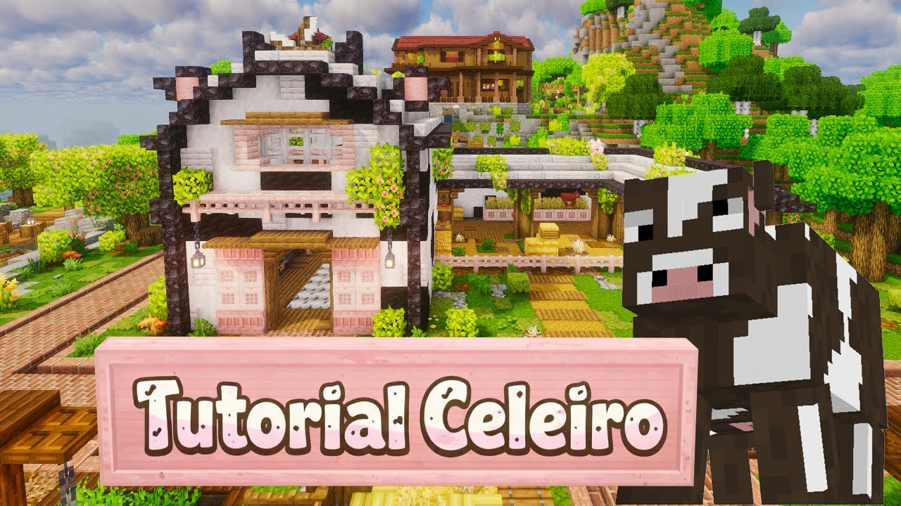 Minecraft: Tutorial Celeiro Fácil 🐮 - YouTube
